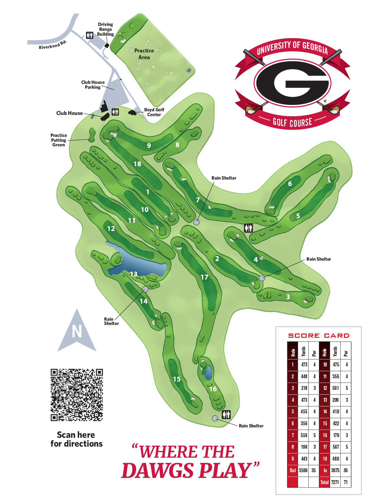 Course Map - UGA Golf Course